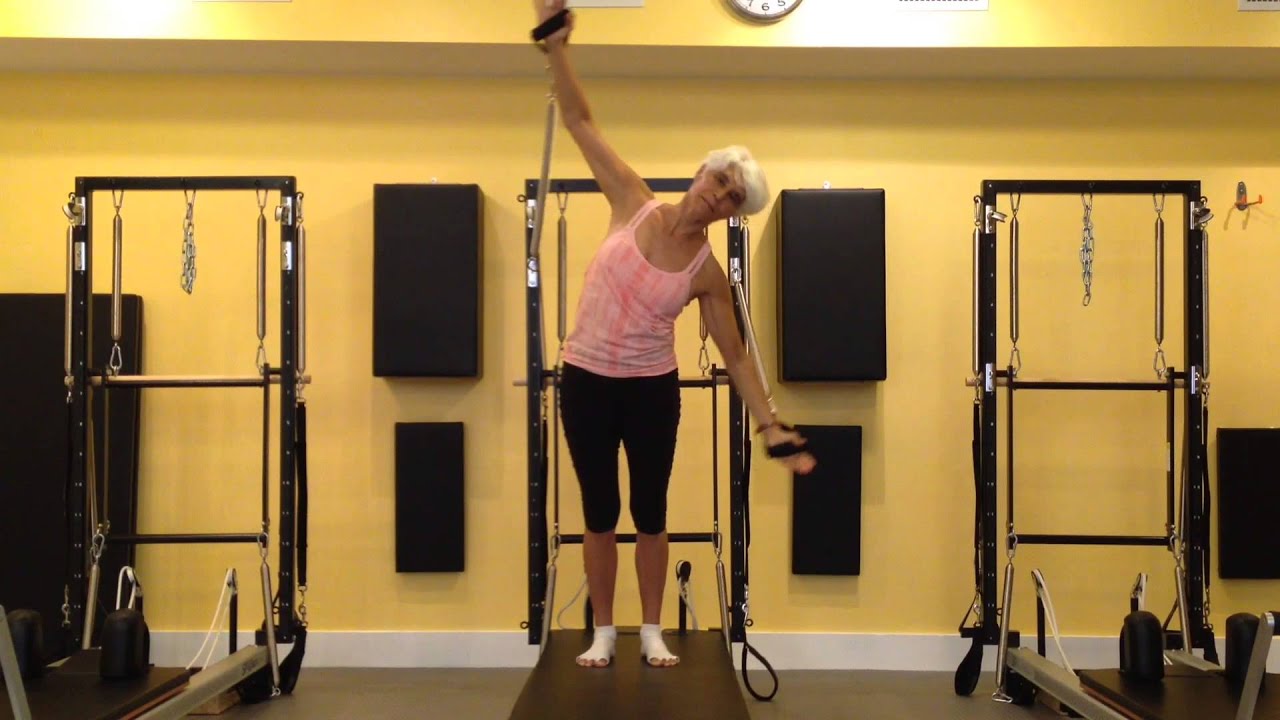 How to do Pilates: Butterfly on the Tower - YouTube