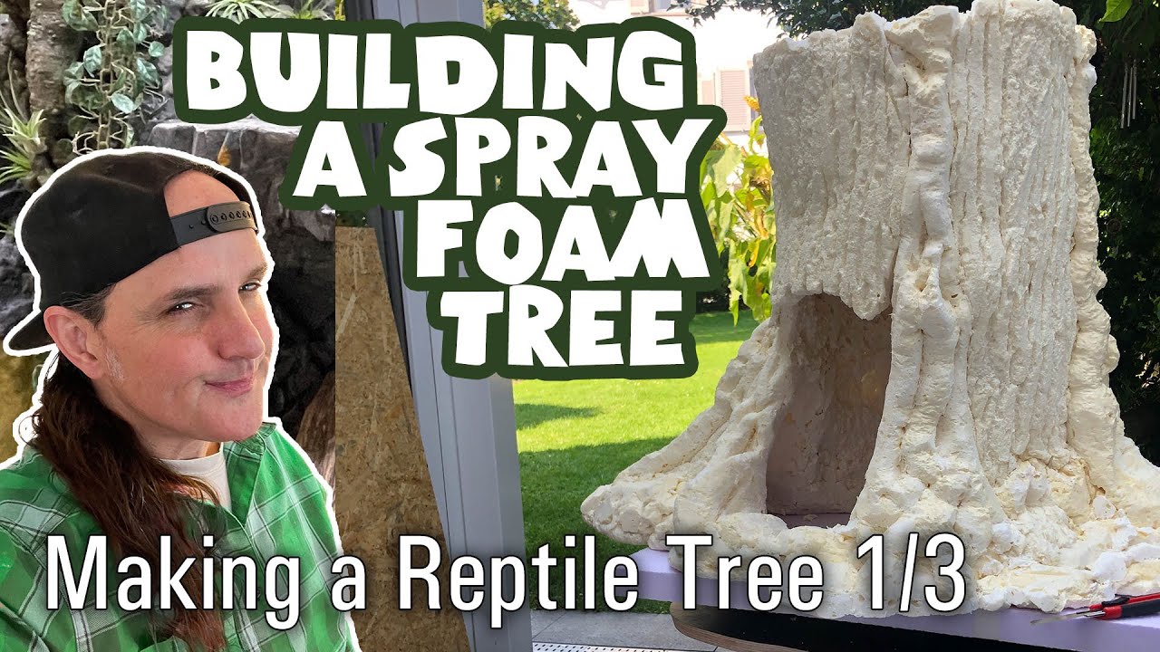 I Built a FOAM TREE with a Heater and Lighted Hide for my Boa! - YouTube