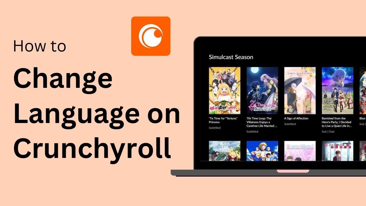 How To Change Language On Crunchyroll | Crunchyroll Tutorial 2025 ...