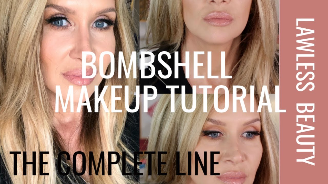 Bombshell Makeup Tutorial | Lawless Beauty | Complete Line - YouTube