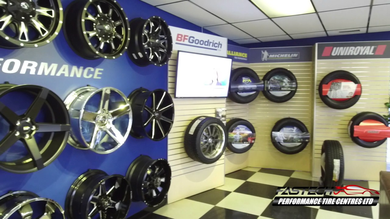 Fastech Performance Tire Edmonton virtual tour showroom video - YouTube