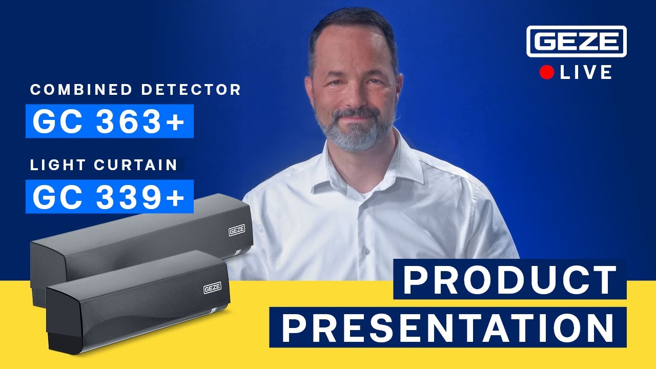 Combined detector family GC 363+ GC 339+ | for automatic sliding doors ...