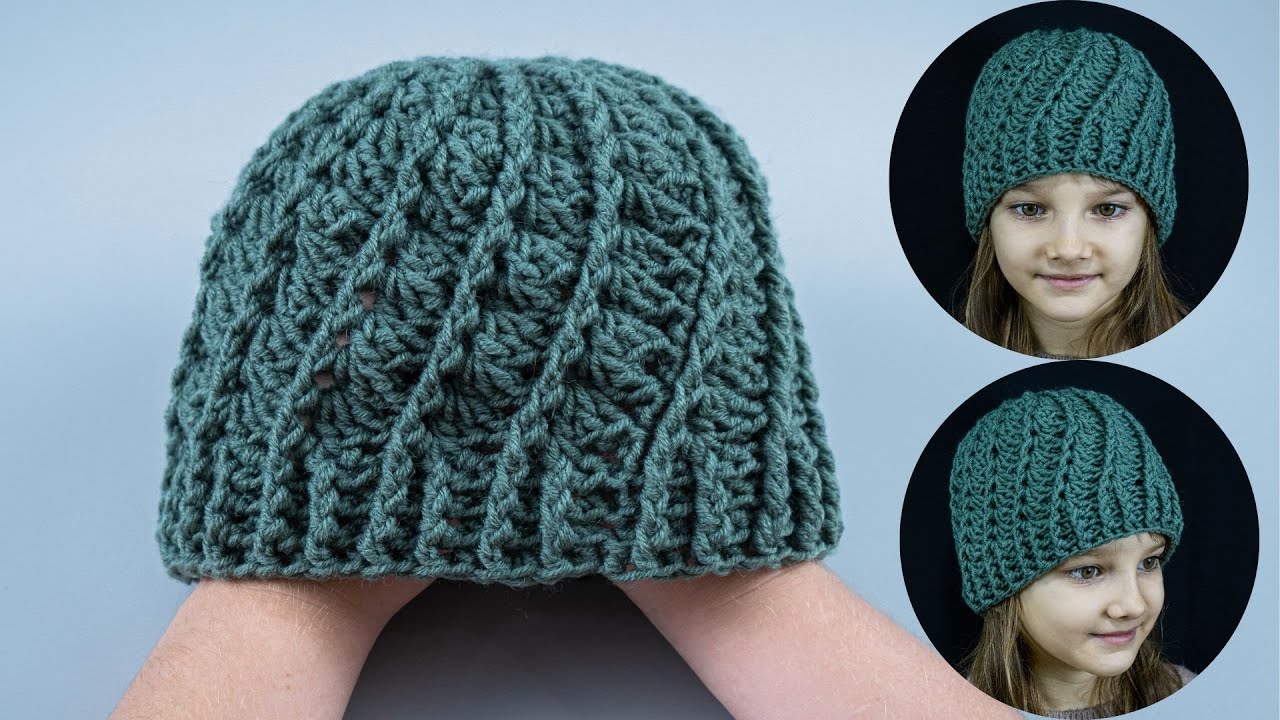 An easy crochet hat a detailed tutorial - even a beginner can handle it ...
