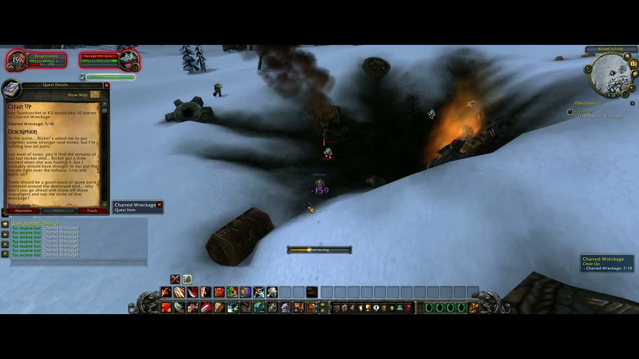 World of Warcraft: Clean Up - Quest ID 12818 (Gameplay/Walkthrough ...