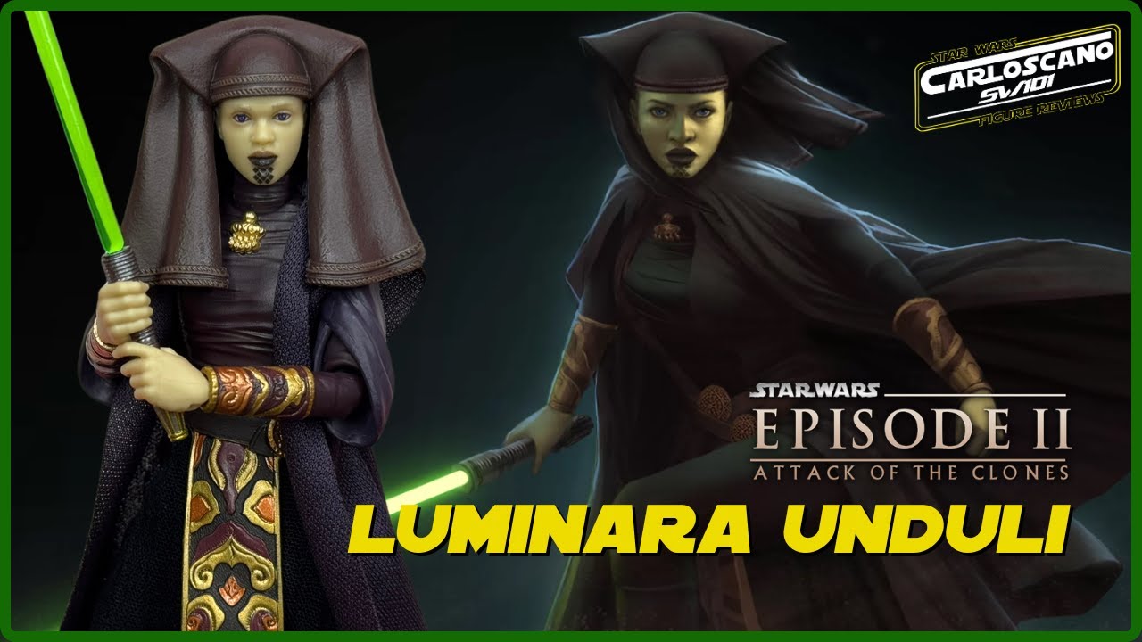 🟢Maestra Jedi LUMINARA UNDULI ¡Otra figura genial de BLACK SERIES! Star ...