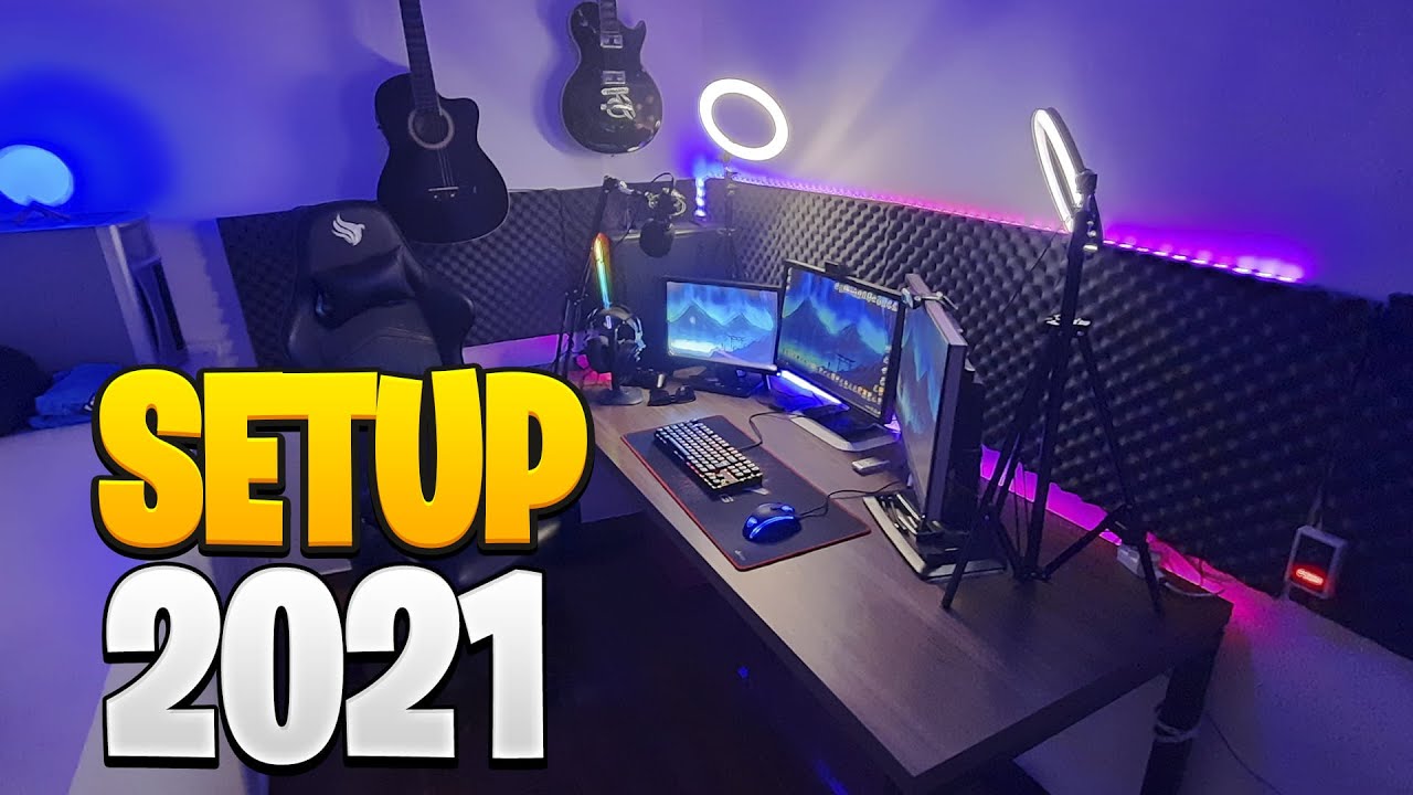 MEU SETUP DE FORTNITE | QUARTO GAMER 2021 ! GAMEROOM HUNTERPLAYS ...