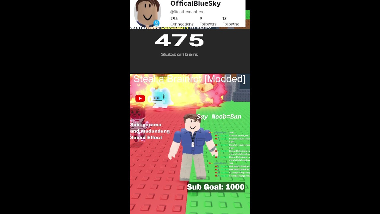 Playing SAB MODDED lets get to 1000 subs! (Portrait) - YouTube