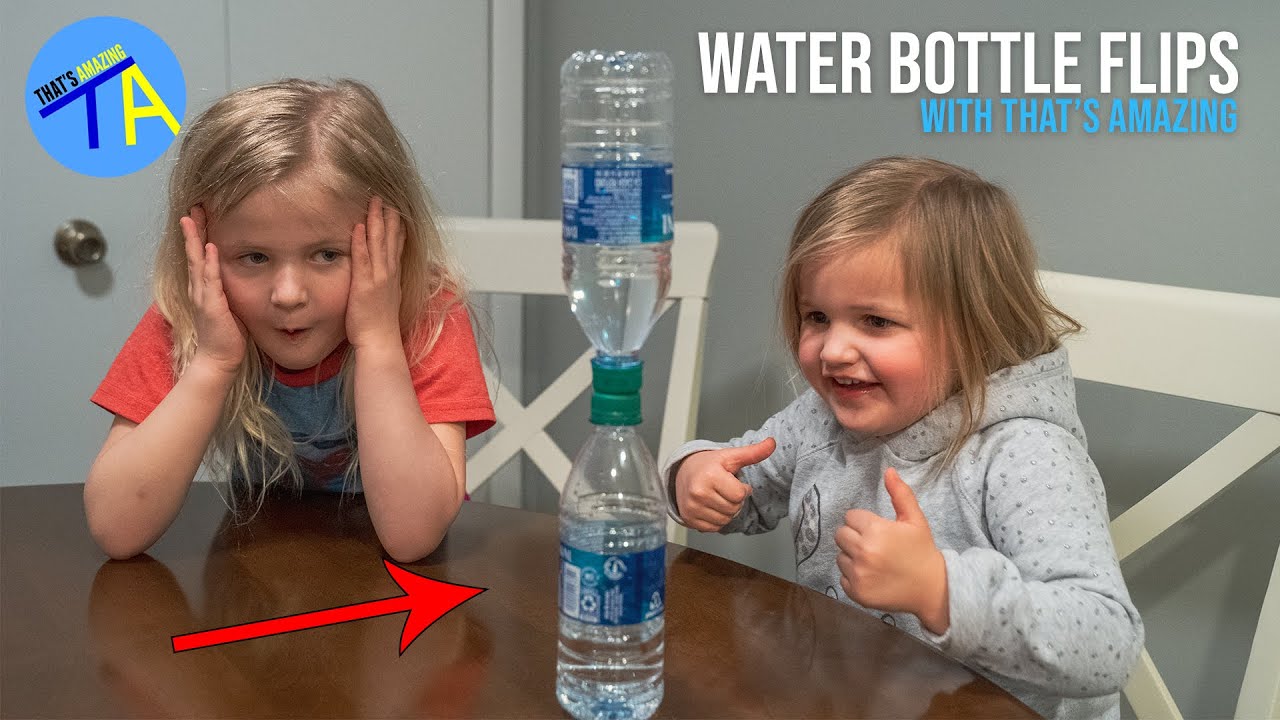 That's Amazing Teaches Us BOTTLE FLIPPING | Rick Smith Jr. - YouTube