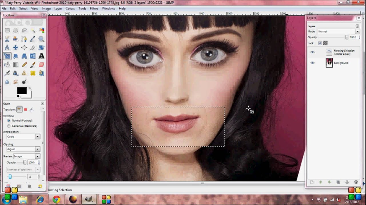 Doll Tutorial In Gimp - YouTube