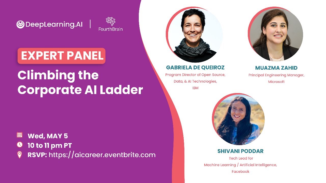 Climbing the Corporate AI Ladder -DeepLearning.AI & FourthBrain - YouTube