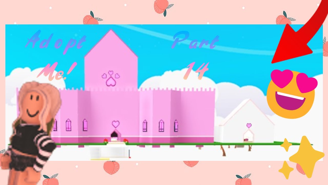 How to build part 14 of my friend's Pink Sky Castle in Adopt Me (Roblox ...