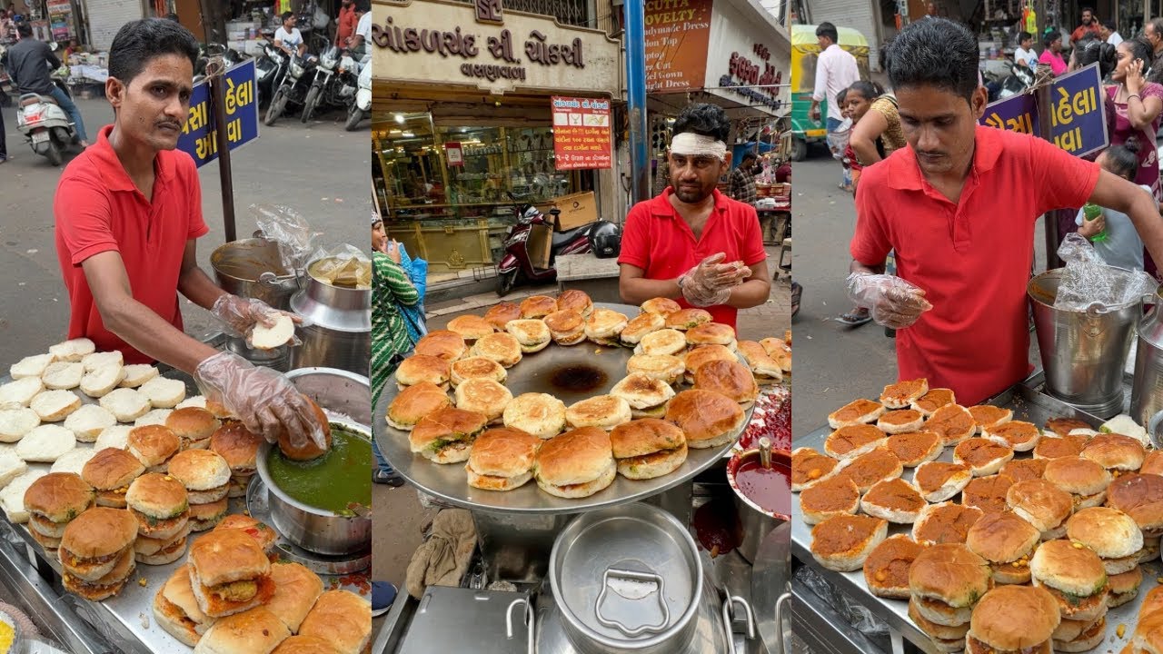 Ahmedabad’s Most Famous Ratanpol Dabeli Centre|Gujarati Street Food ...