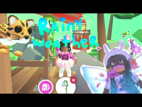 ADOPT ME RAINY WEATHER IS HERE♡🌧!! 4 new pet, rainy day pet wear, toys ...