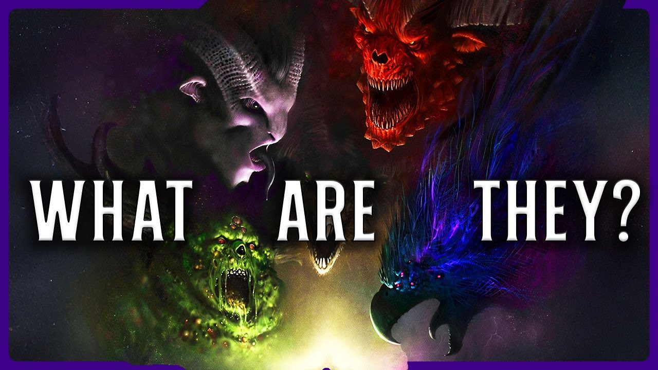 The Chaos Gods EXPLAINED By An Australian | Warhammer 40k Lore - YouTube