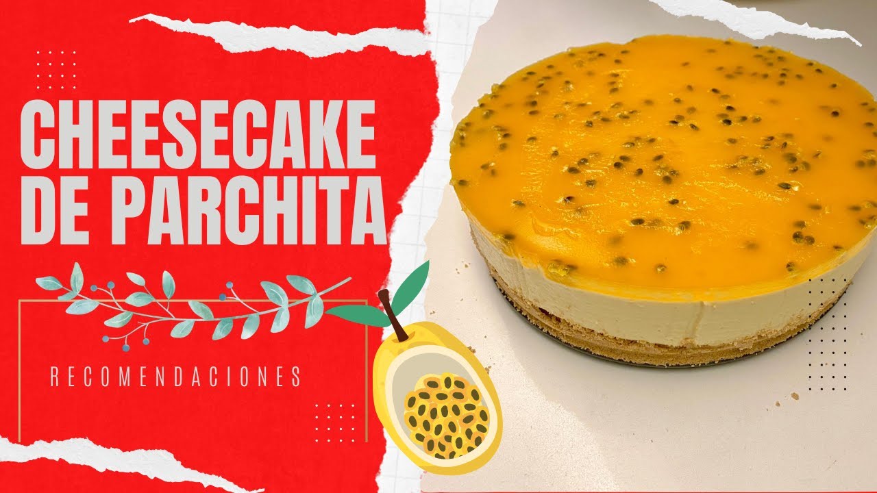Cheesecake de Parchita Facil - YouTube