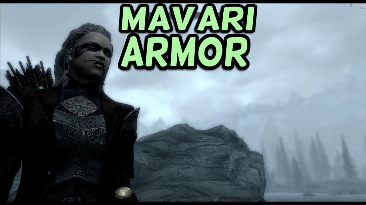 Elder Scrolls Skyrim Mod - Mavari Armor - YouTube