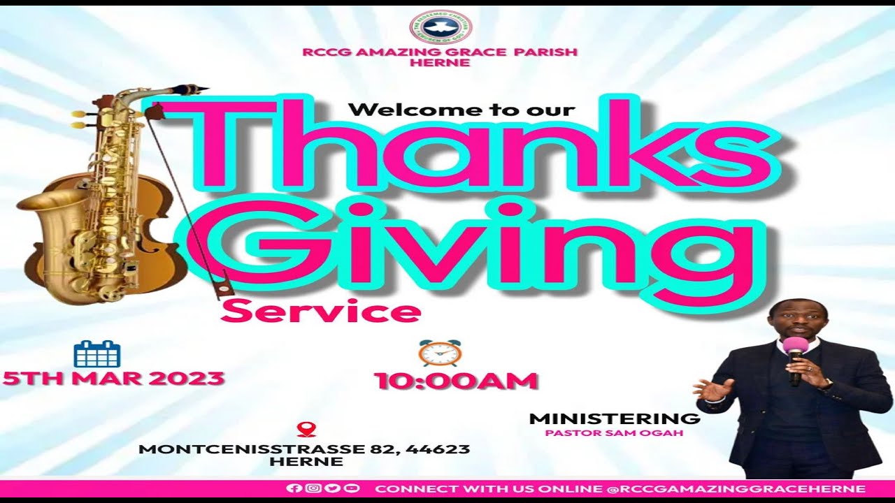 March Thanksgiving Service | Sunday 5th March, 2023 | With Pastor Sam ...