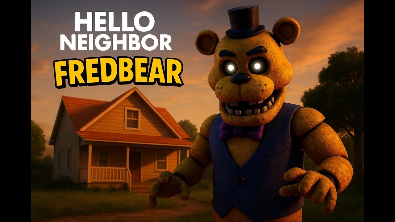 HELLO NEIGHBOR BUT THE NEIGHBOR IS FREDBEAR pt1chat - YouTube