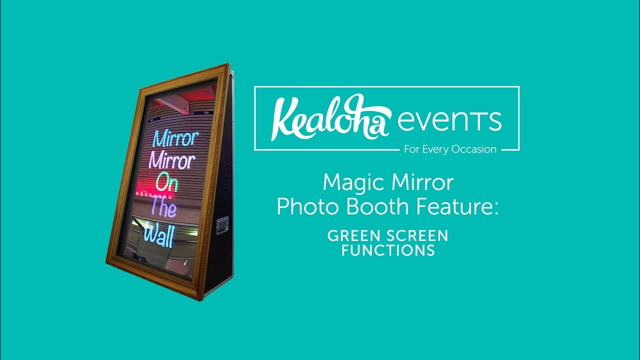 Magic Mirror Feature: Green Screen Functions - YouTube