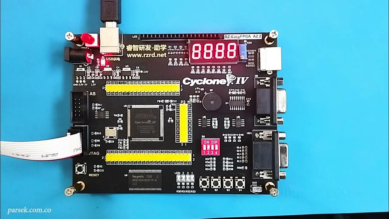 FPGA Cyclone IV - Display 4 dígitos - YouTube