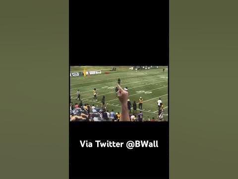 George Pickens makes an incredible catch over Joey Porter Jr! 2023 Steelers Camp Day 5 - YouTube