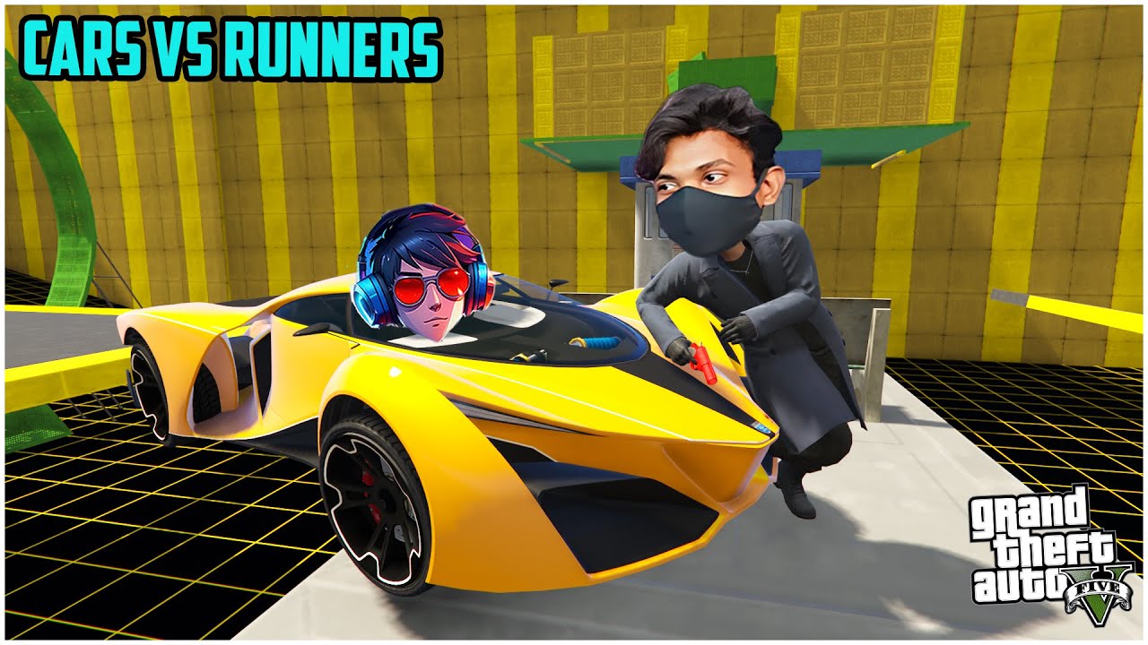 Cars vs Runners But Some Kinda Satisfaction Hits - YouTube