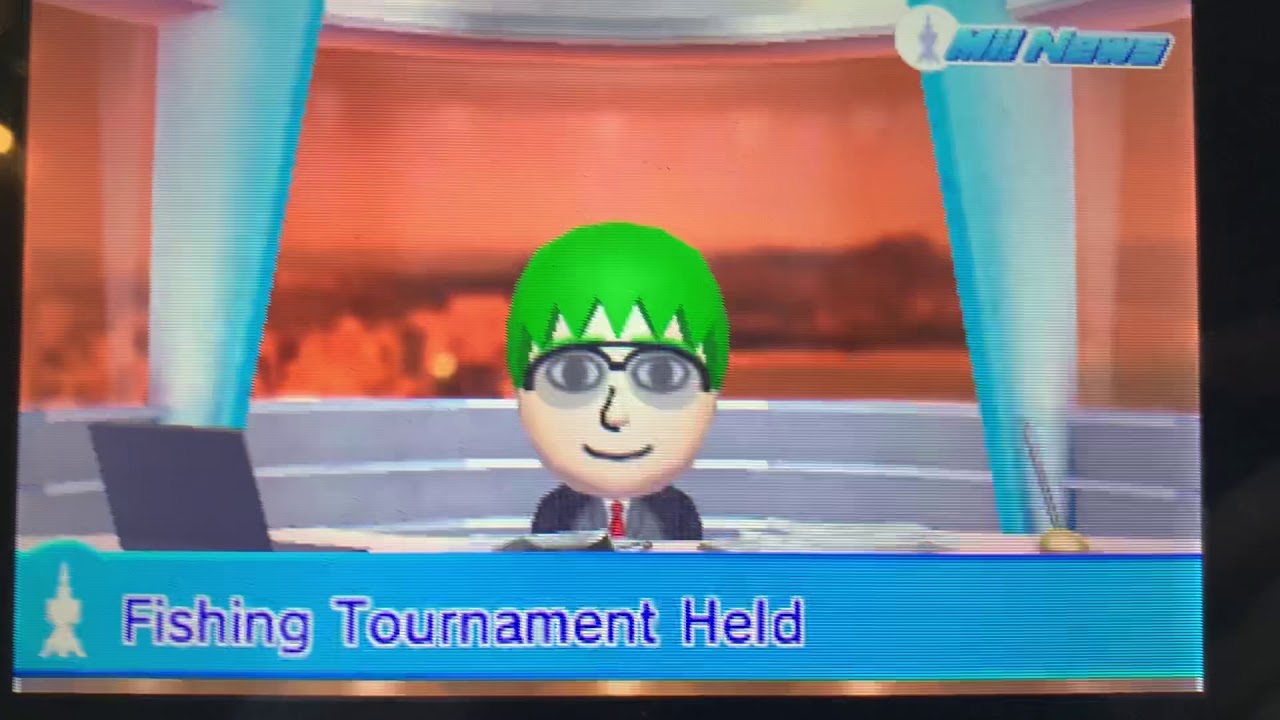 Tomodachi Life - Mii News - Fishing Tournament Held - Day 13 - YouTube