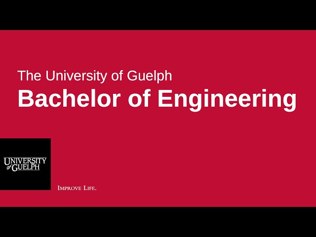 University Of Guelph Engineering Degree Bachelor Of Engineering