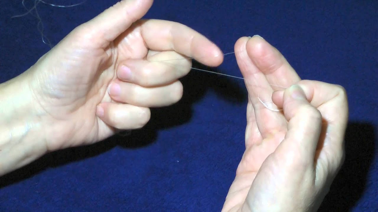 HAND EMBROIDERY Splitting silk threads - YouTube