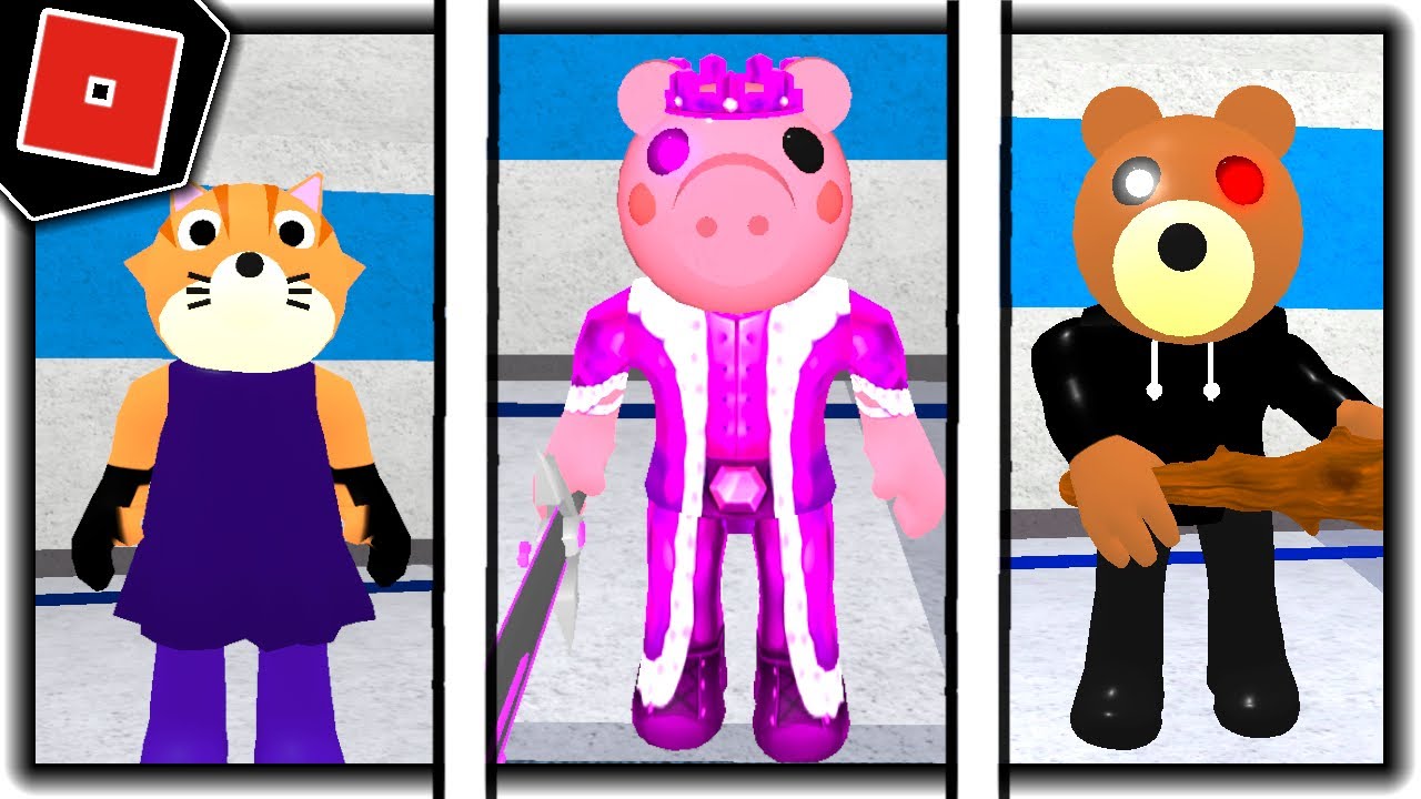 How to get ALL 3 NEW BADGES + MORPHS/SKINS in Piggy Roleplay 피기 롤플레이 ...