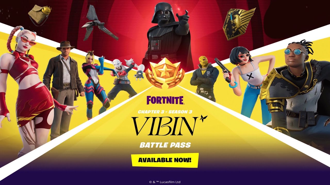 Fortnite: Chapter 3 - Season 3 - VIBIN (Full Battle Pass Review) - YouTube