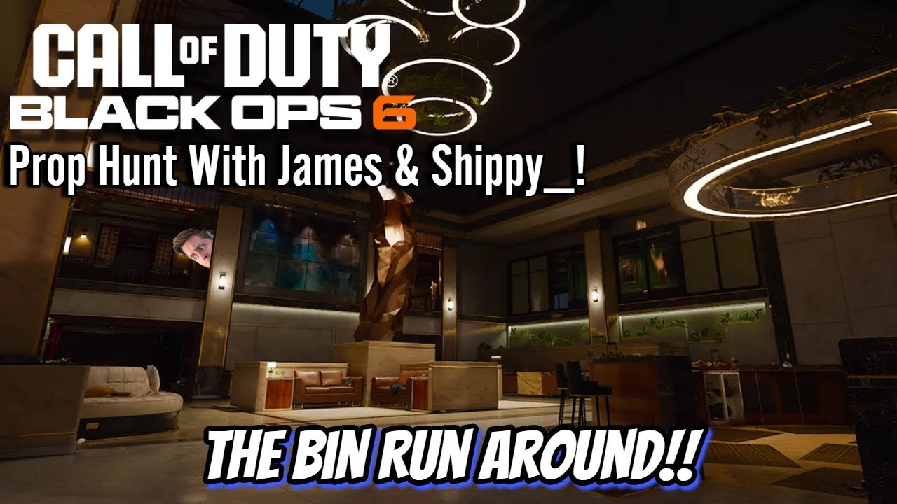 The Bin Run Around!! - COD: BO6 - Prop Hunt With James & Shippy_! - YouTube