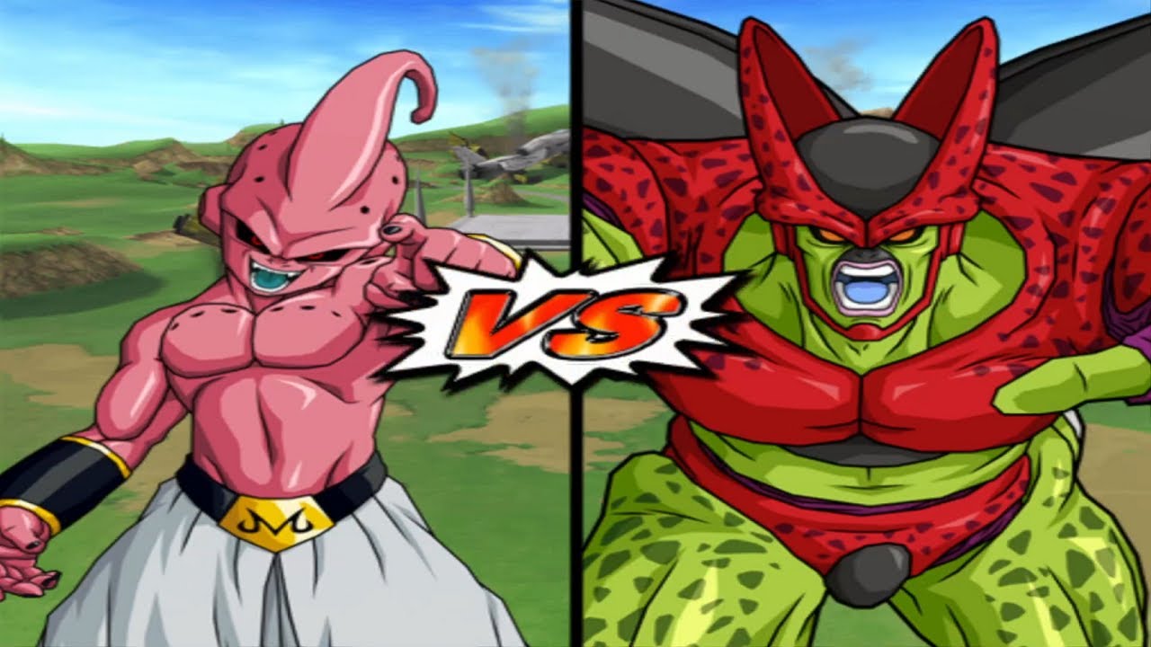 Kid Buu vs Cell max - dbz bt mod - YouTube