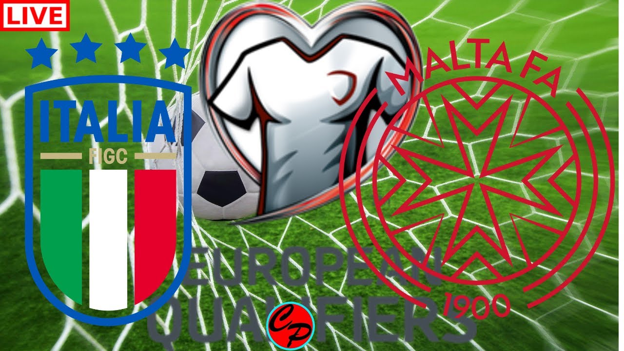 ITALY vs MALTA EURO CUP Qualifications Group Stage LIVE GAME CAST ...