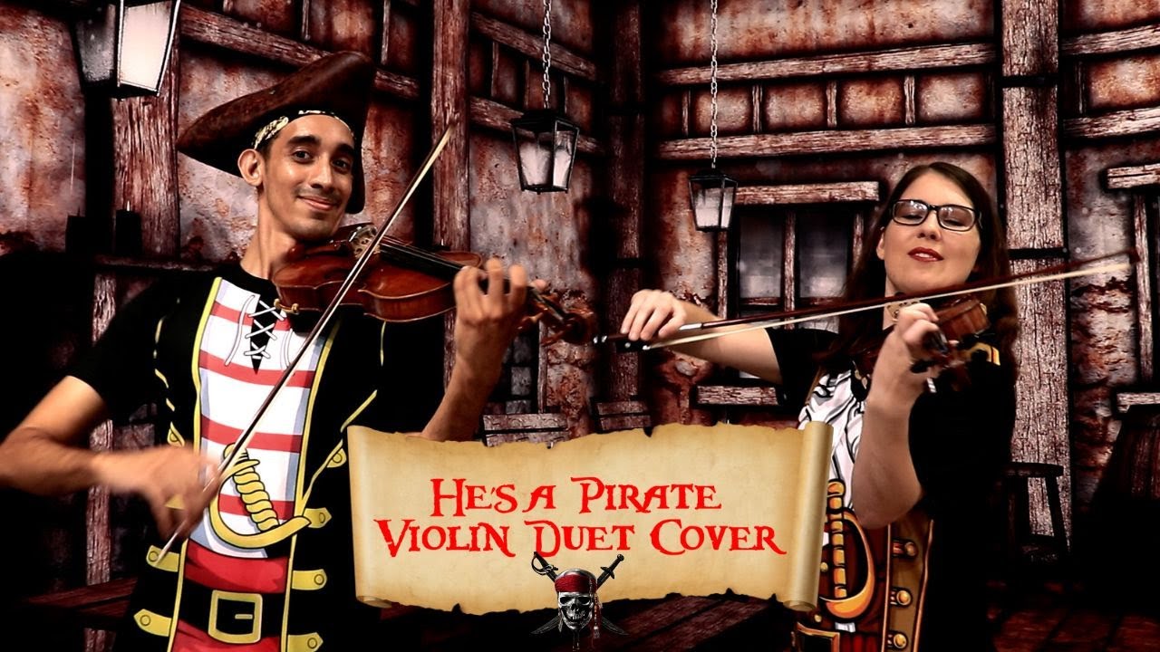 He's A Pirate - Pirates of the Caribbean | Violin Duet Ft. Charlotte ...