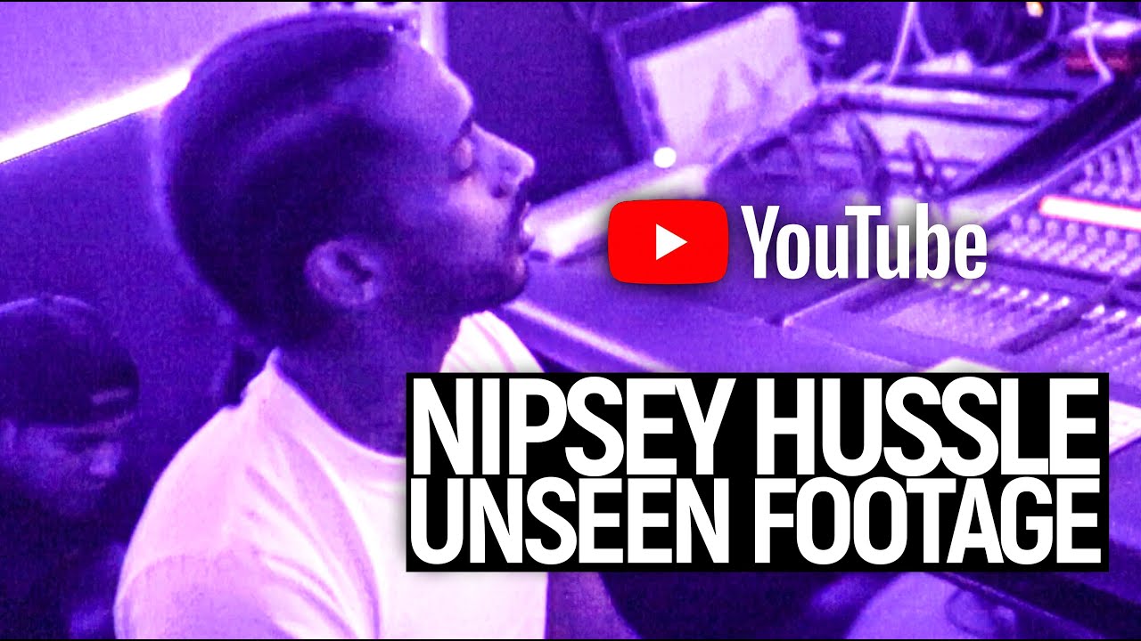 Nipsey Hussle (RAW FOOTAGE) Unreleased Studio Footage - Commentary by ...