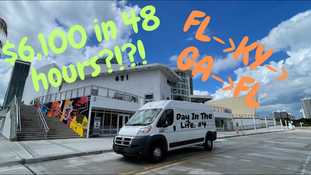 DAY IN THE LIFE: $6,100 in 48 hours as a cargo van owner operator #4 - YouTube