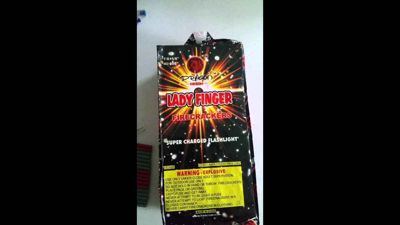 Dragon Egg Lady Finger Firecracker-Review/Demo from Bada Boom Fireworks ...