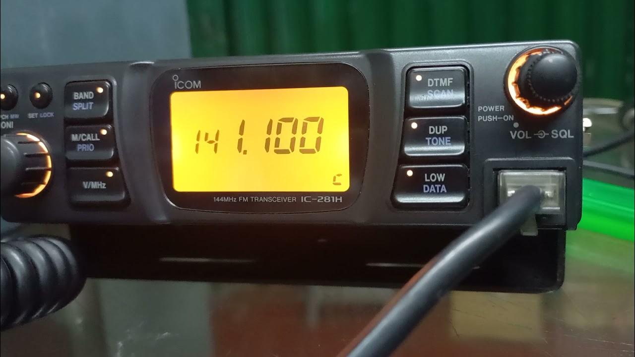 icom 281h - YouTube
