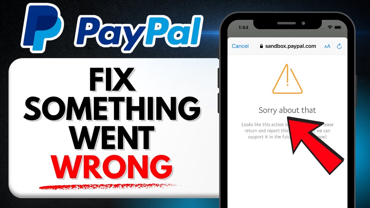 How To Fix PayPal Something Went Wrong Error (Step-by-Step 2025) - YouTube