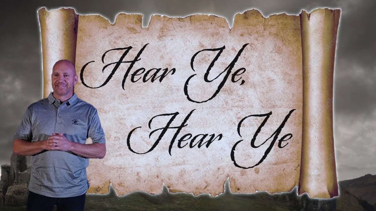 Hear Ye Hear Ye - Week 2 - YouTube