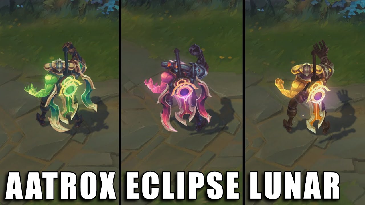 Aatrox Eclipse Lunar Cromas - YouTube