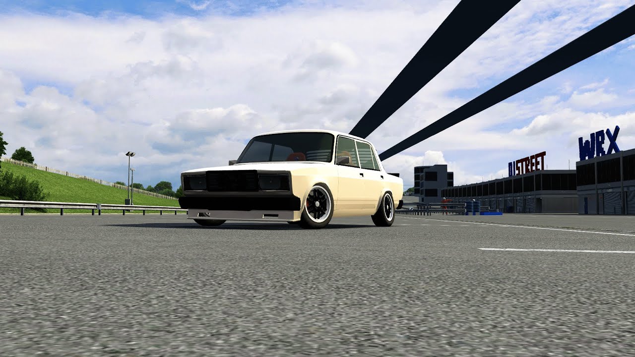 LFS Street Drift Lada Turbo W/ Logitech G923 + Wheel Cam - YouTube