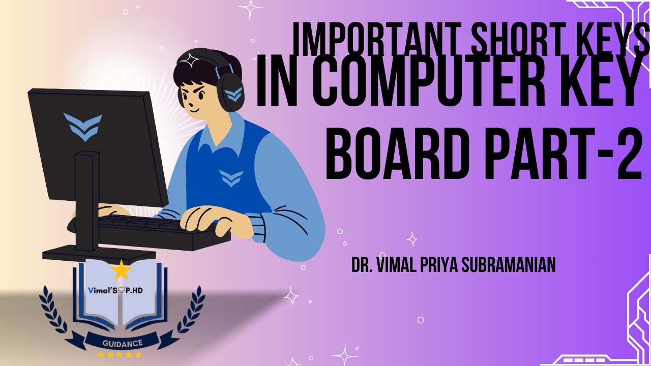 Important Short Keys in computer Key Board part 2 - YouTube