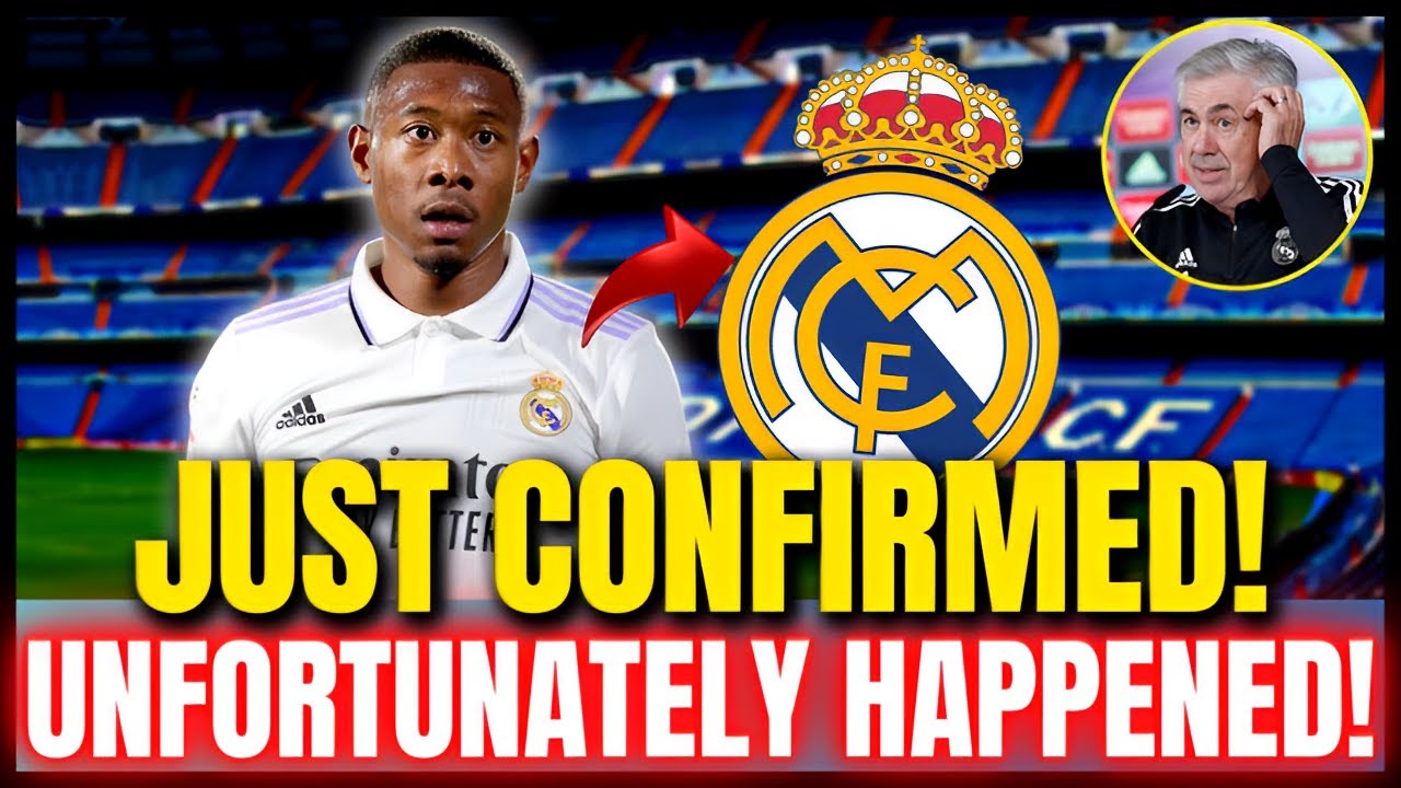 CONFIRM NOW! ALABA OUT! ANCELOTTI WORRIED! | REAL MADRID NEWS - YouTube