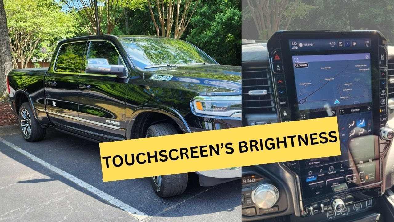 How To Dim or Brighten The 2025 RAM 1500's Touchscreen Light - YouTube