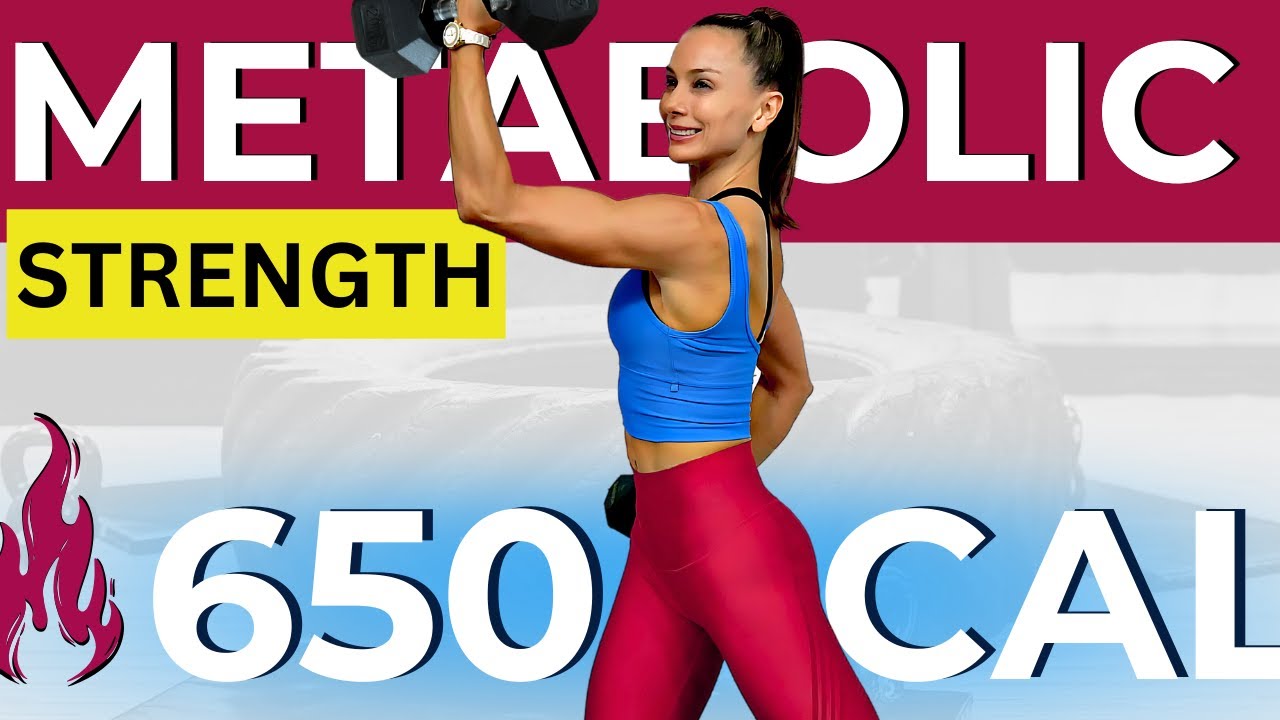 60-MIN FULL BODY METABOLIC WORKOUT for Maximum Fat Burn: Cardio ...
