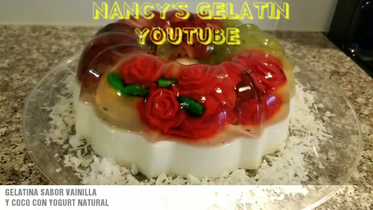 Gelatina encapsulada frutas y flores!!!! - YouTube