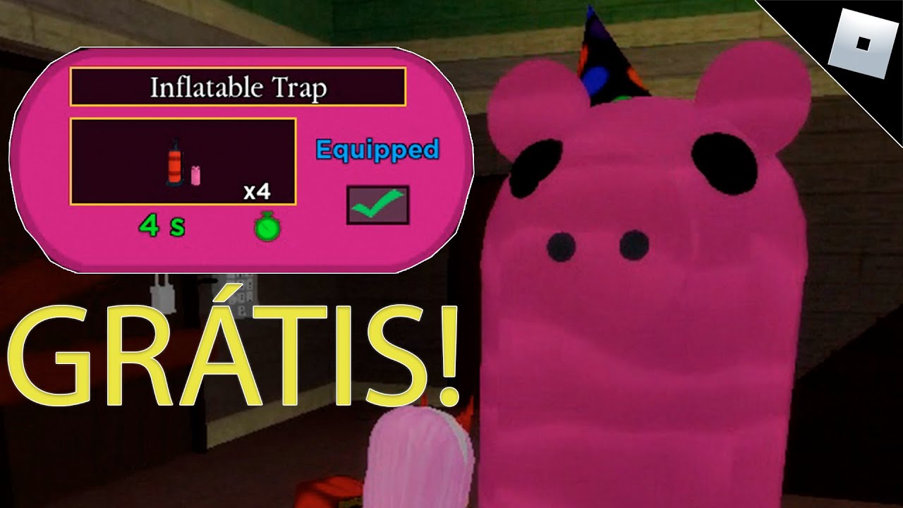 Como ganhar a trap "Inflatable Trap" + Showcase no Piggy | Roblox - YouTube