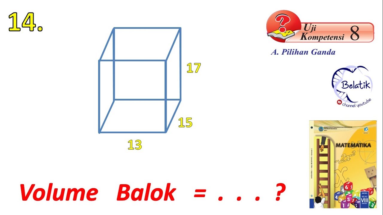 Volume Balok Diketahui Panjang, Lebar, & Tinggi - Buku Paket MTK BSE 8 ...